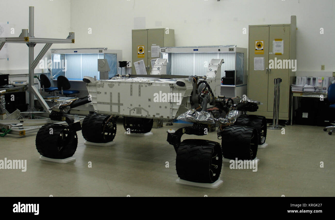Mars Science Laboratory empty chassis Stock Photo - Alamy