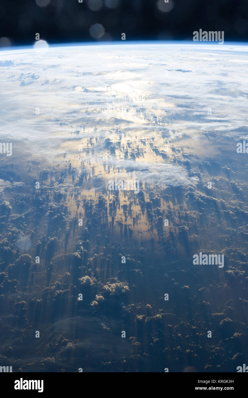 ISS-40 Clouds over the South Pacific Stock Photo - Alamy