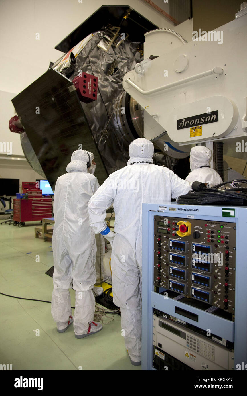 Preparing Juno for installation of the WAVES instrument Stock Photo - Alamy