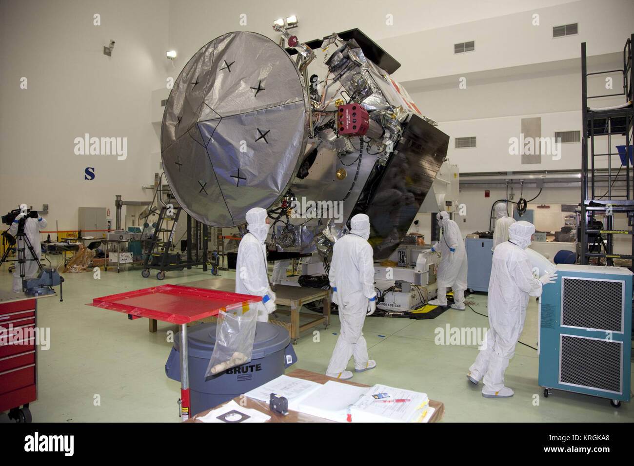 Preparing Juno for WAVES installation Stock Photo - Alamy
