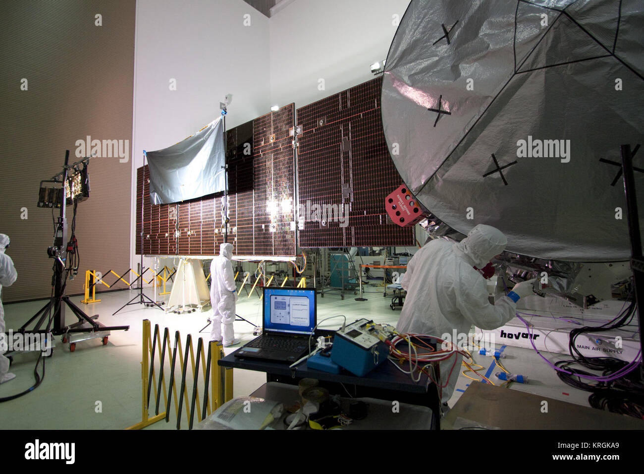 Solar panel illumination test Stock Photo - Alamy