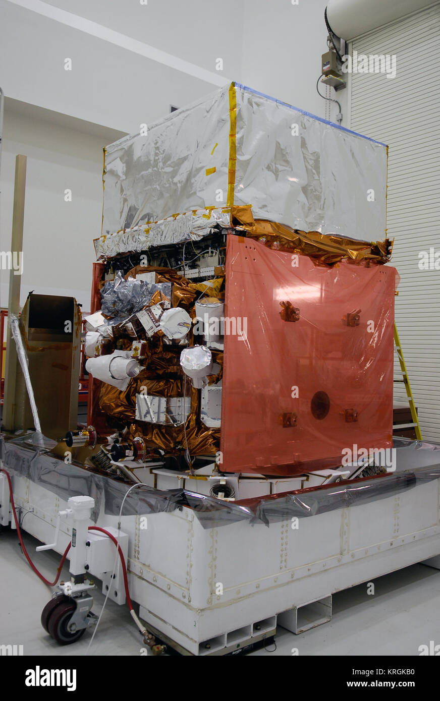 GLAST before launch preparations Stock Photo - Alamy