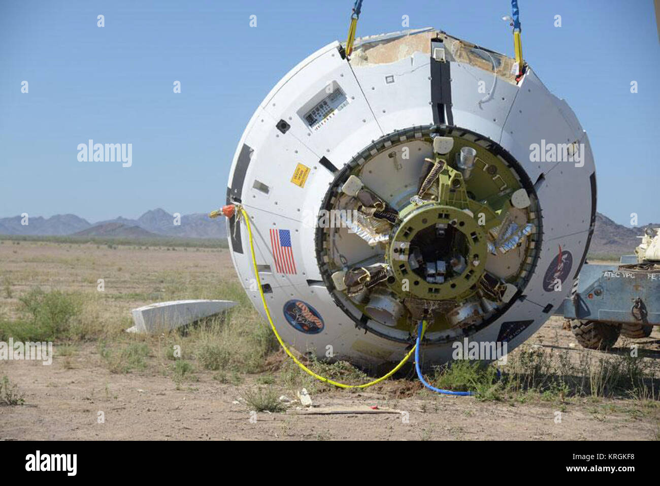 A test version of the Orion capsule Stock Photo - Alamy