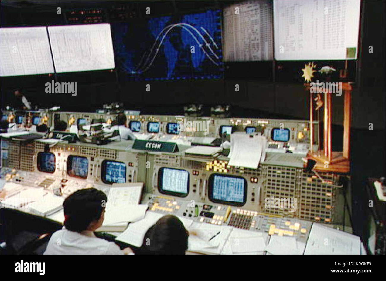 Nasa MOCR small Stock Photo - Alamy