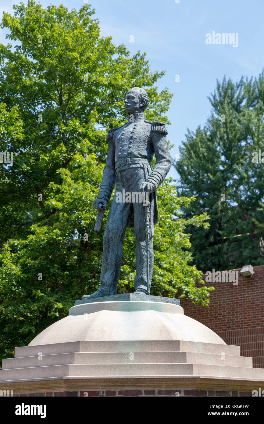 Statue of Commodore Uriah Phillips Levy in Philadelphia, Pennsylvania ...