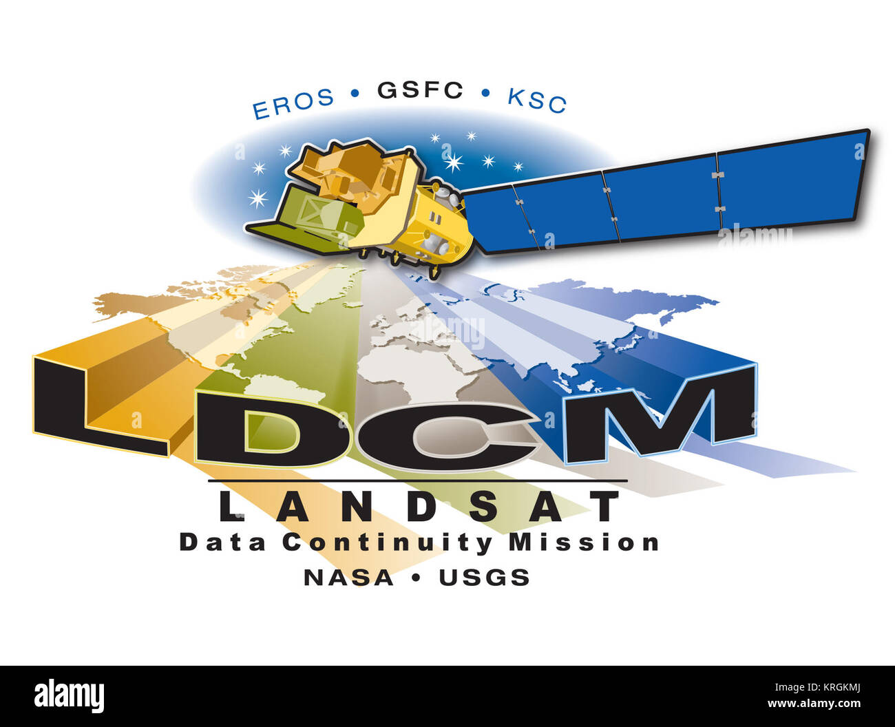 Landsat Data Continuity Mission Logo Stock Photo - Alamy