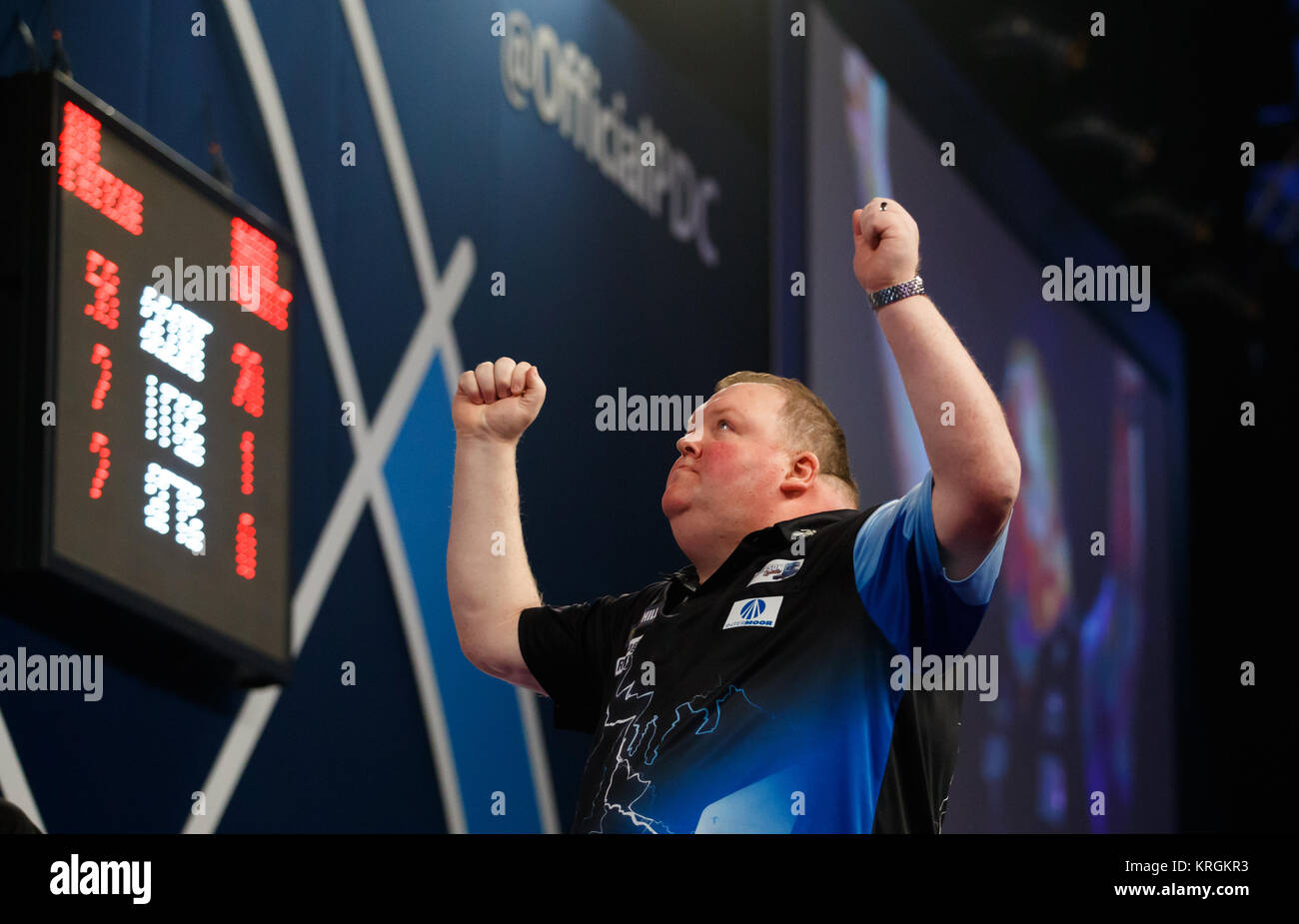 John henderson celebrates defeating marko kantele hi-res stock ...