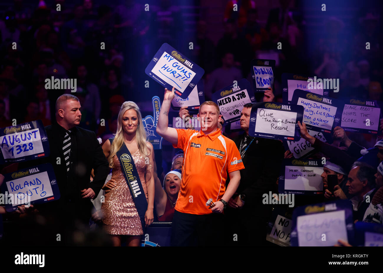 Richard North waits to begin his walk on during day six of the William ...