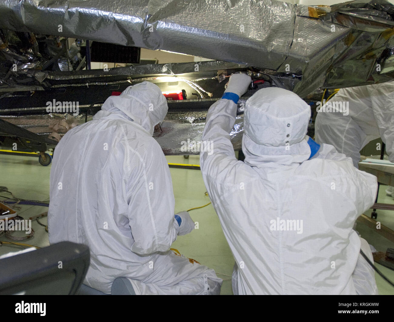 Test of the connections between Juno and solar panel 1 with the ...