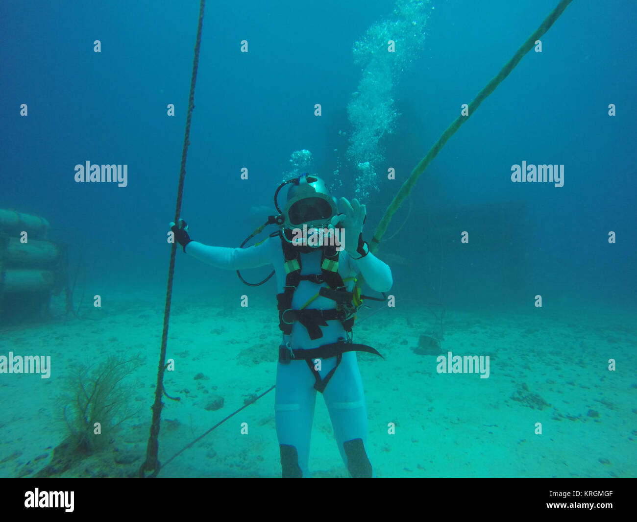 DCIM527GOPRO NEEMO 18 aquanaut Thomas Pesquet Stock Photo - Alamy