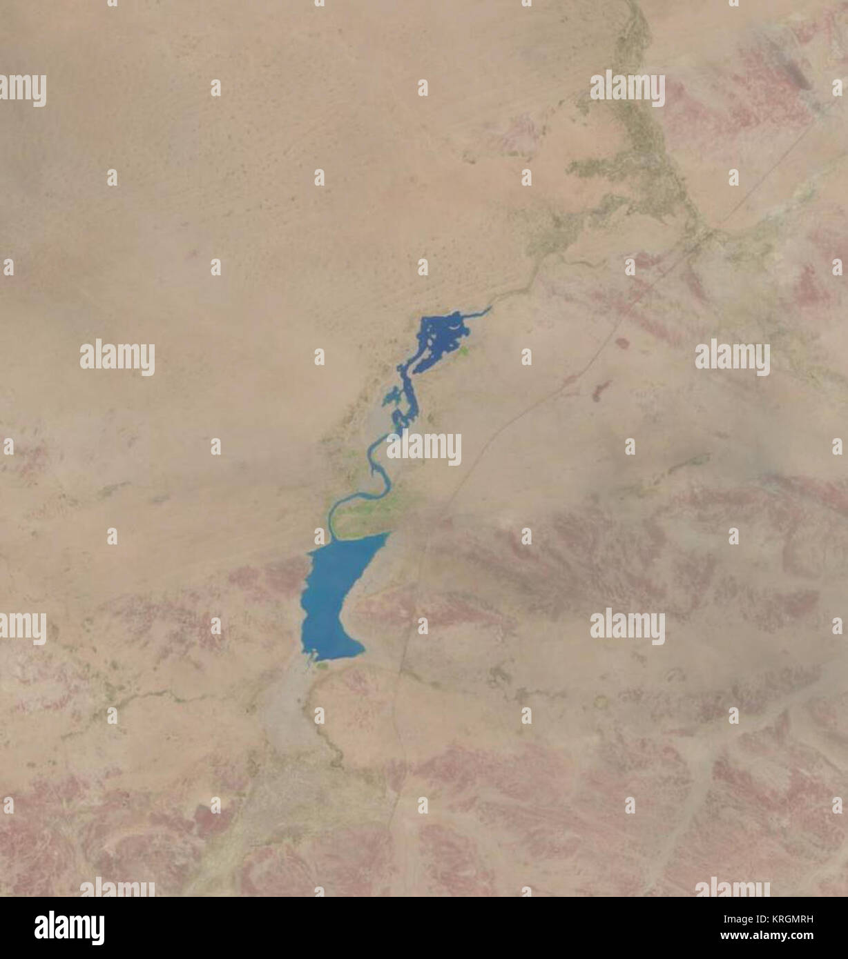 Landsat 8 - Lake Gossi Mali Stock Photo - Alamy