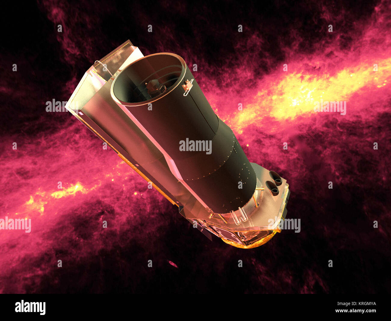 Spitzer space telescope Stock Photo - Alamy