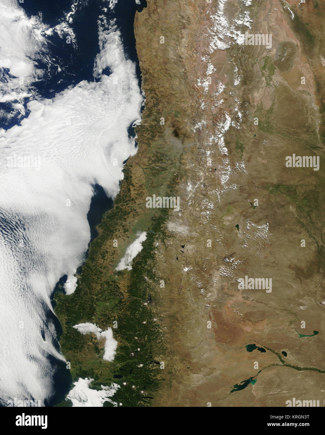 Haze lingered over the metropolitan area of Santiago, Chile, following ...