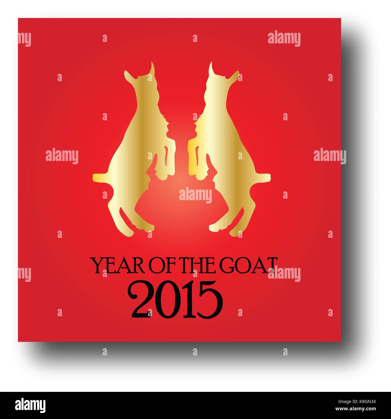 Chinese New Year of the Goat 2015 Stock Photo - Alamy