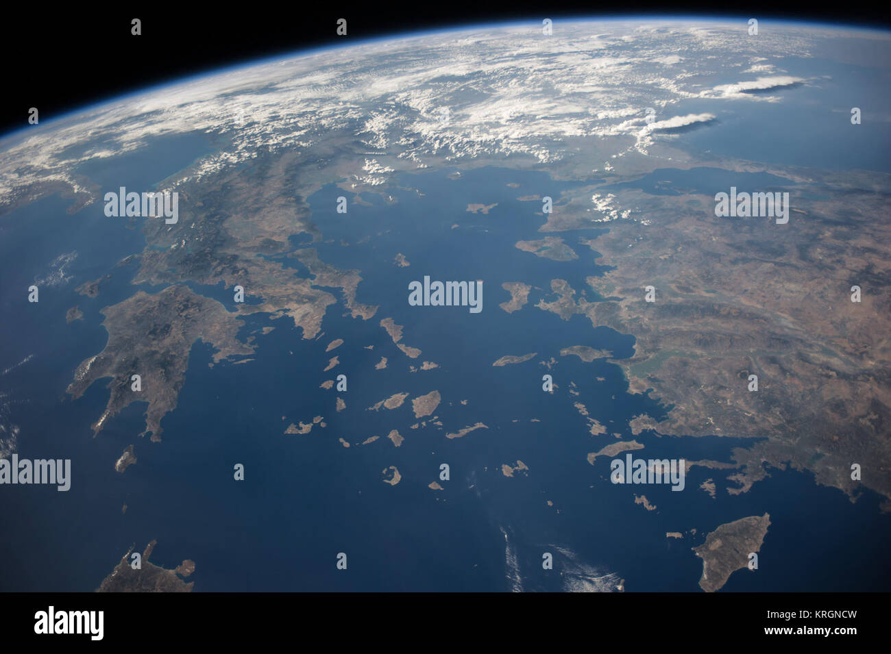 ISS-40 Greece and Turkey Stock Photo - Alamy
