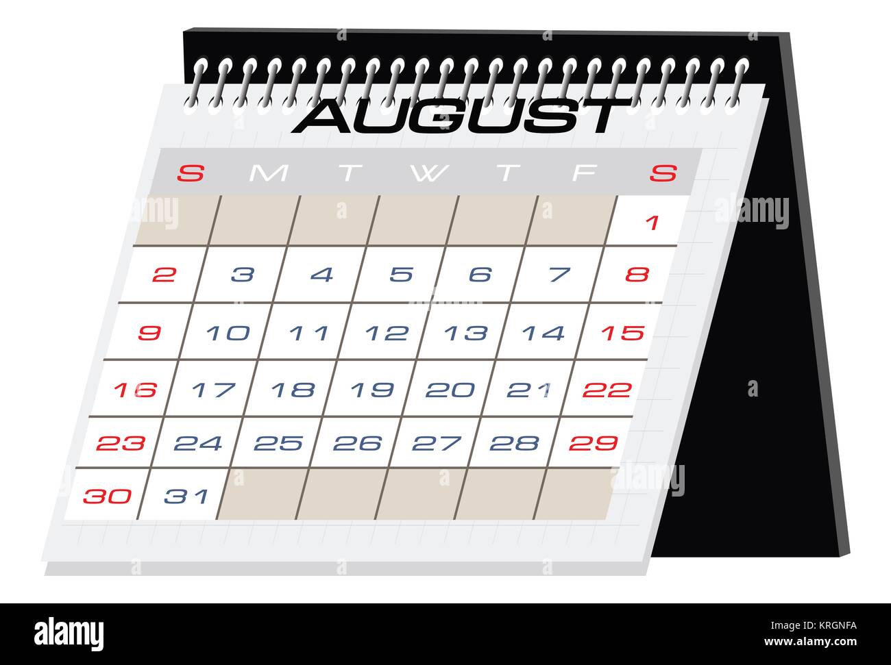 Desktop calendar Cut Out Stock Images & Pictures - Alamy