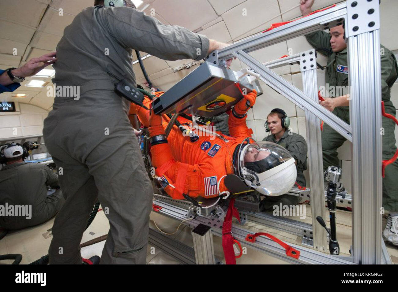 Modified ACES during microgravity simulation 01 Stock Photo - Alamy