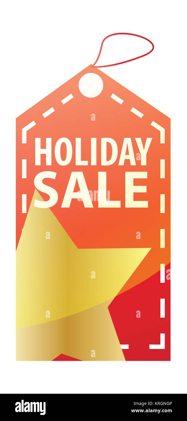 Holiday sale sign Stock Photo - Alamy