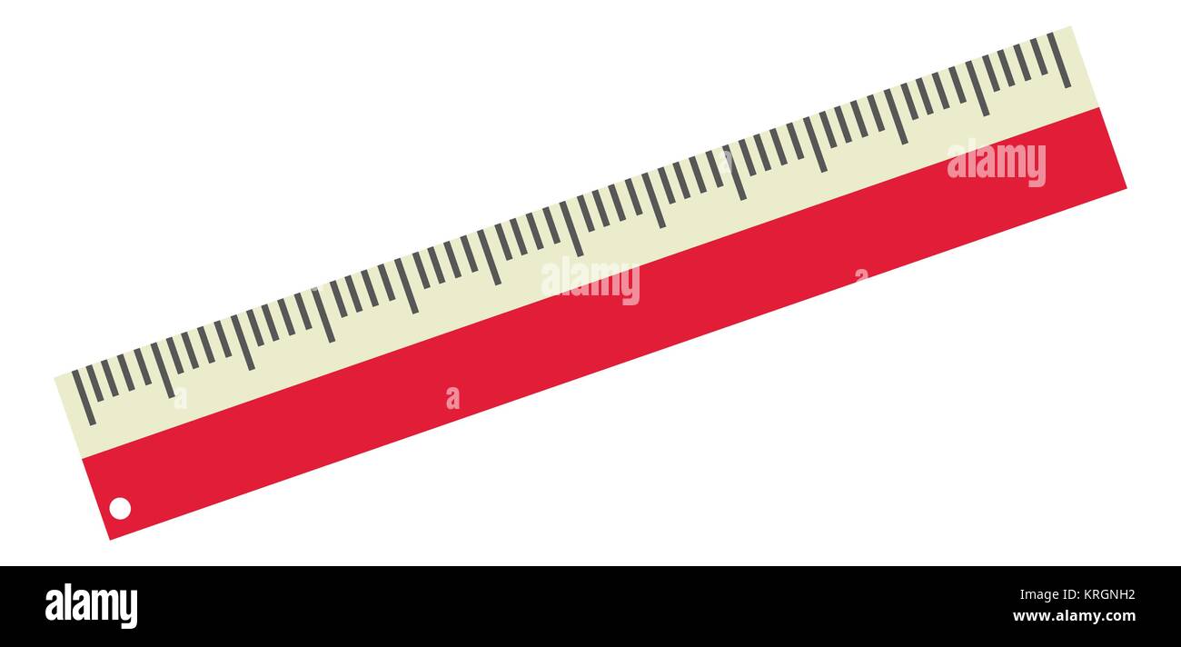 Ruler white flat icons Cut Out Stock Images & Pictures - Alamy