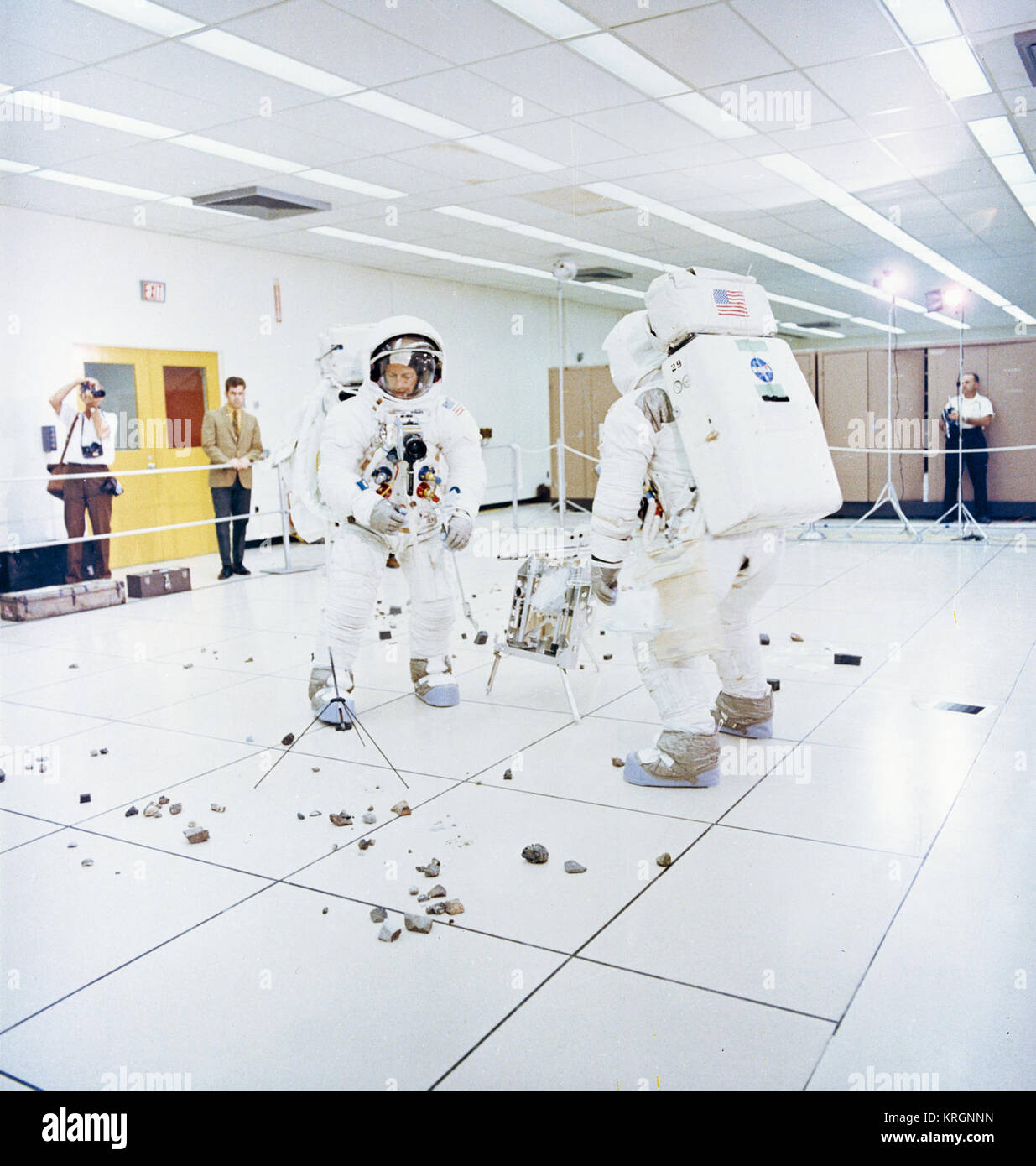 Apollo 12 EVA training Stock Photo - Alamy