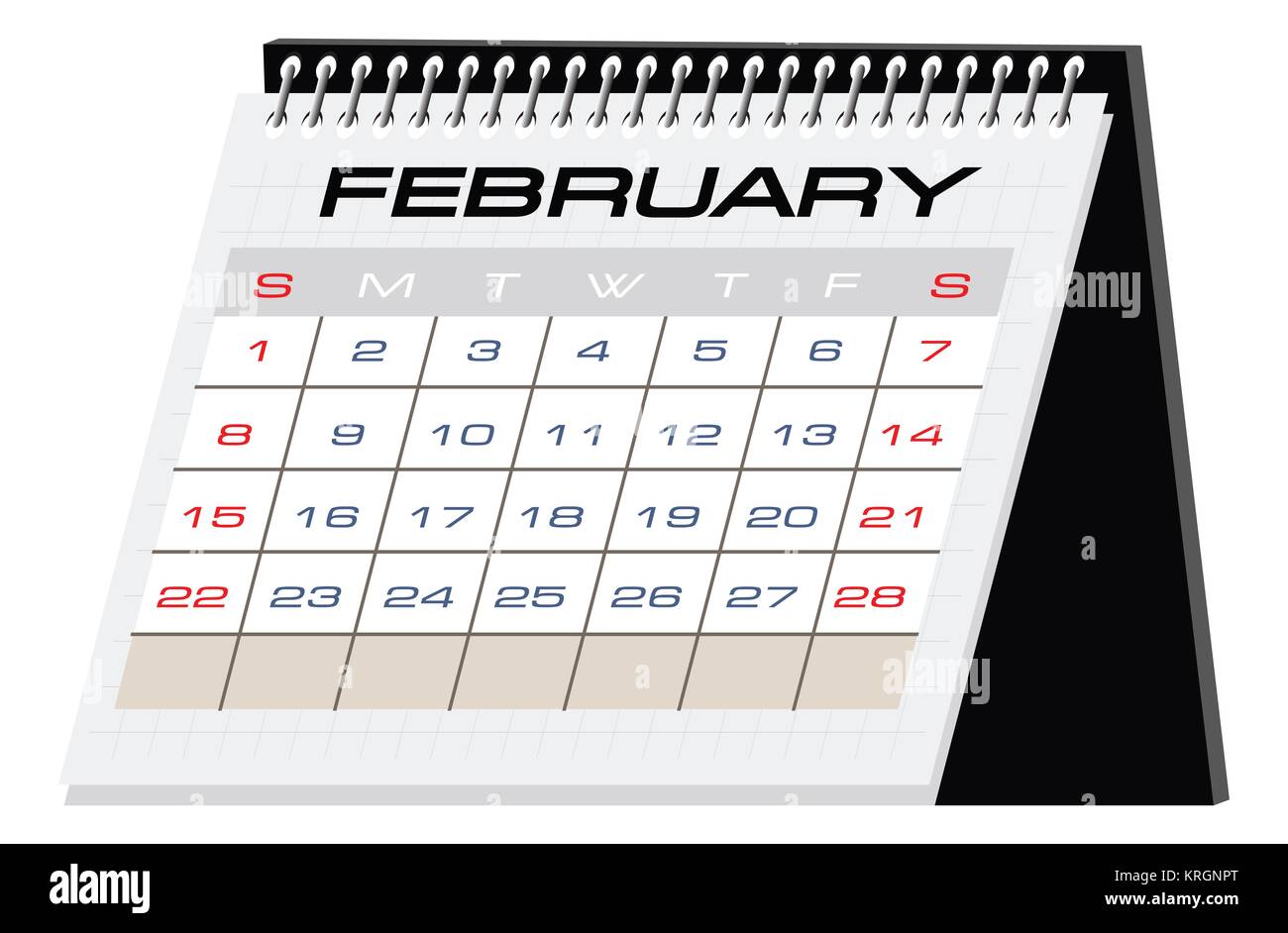 Desktop calendar Cut Out Stock Images & Pictures - Alamy