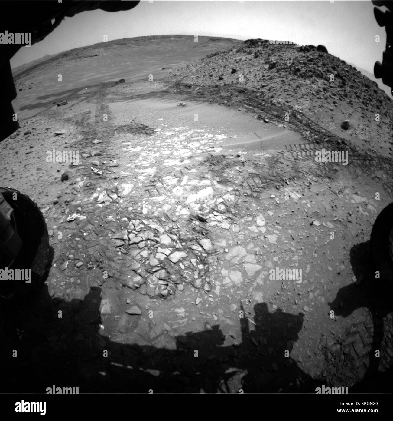 View Down 'Hidden Valley' Ramp at 'Bonanza King' on Mars Pia18600 0 ...