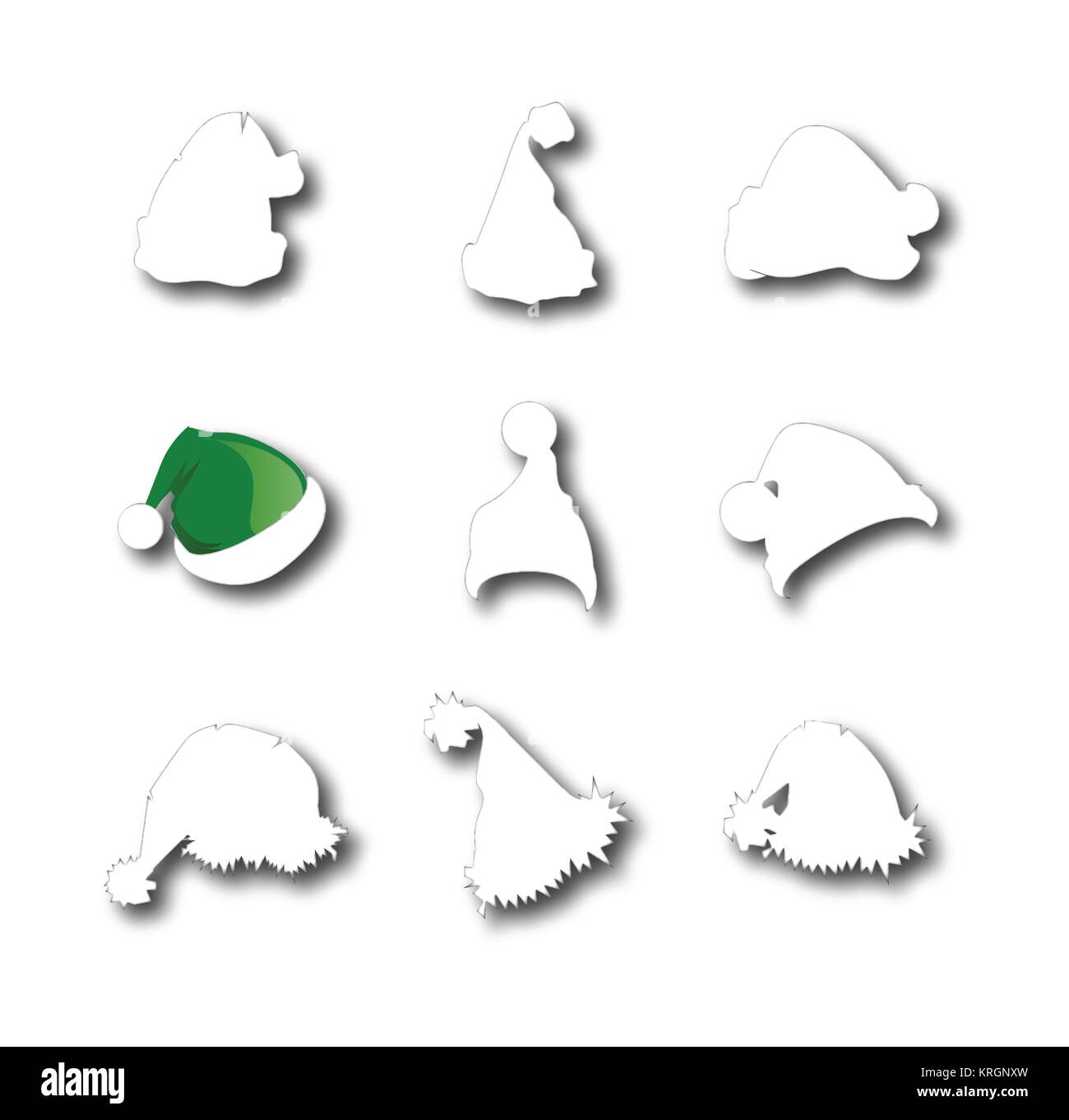 Vector drawing santa claus hi-res stock photography and images - Alamy