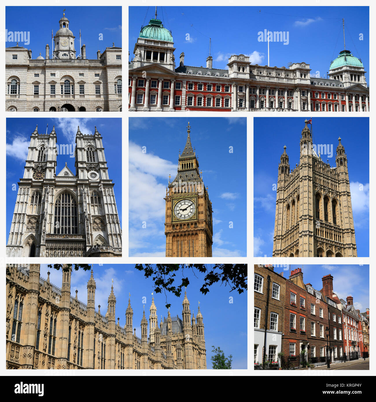 Impressions of London, Collage of Travel Images Stock Photo - Alamy