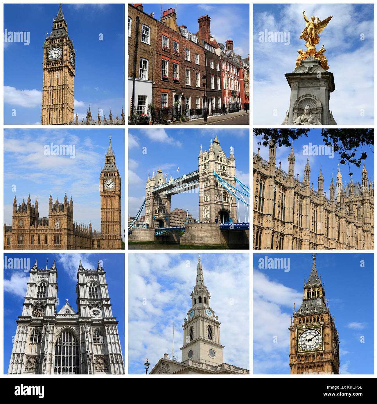 Impressions of London, Collage of Travel Images Stock Photo - Alamy