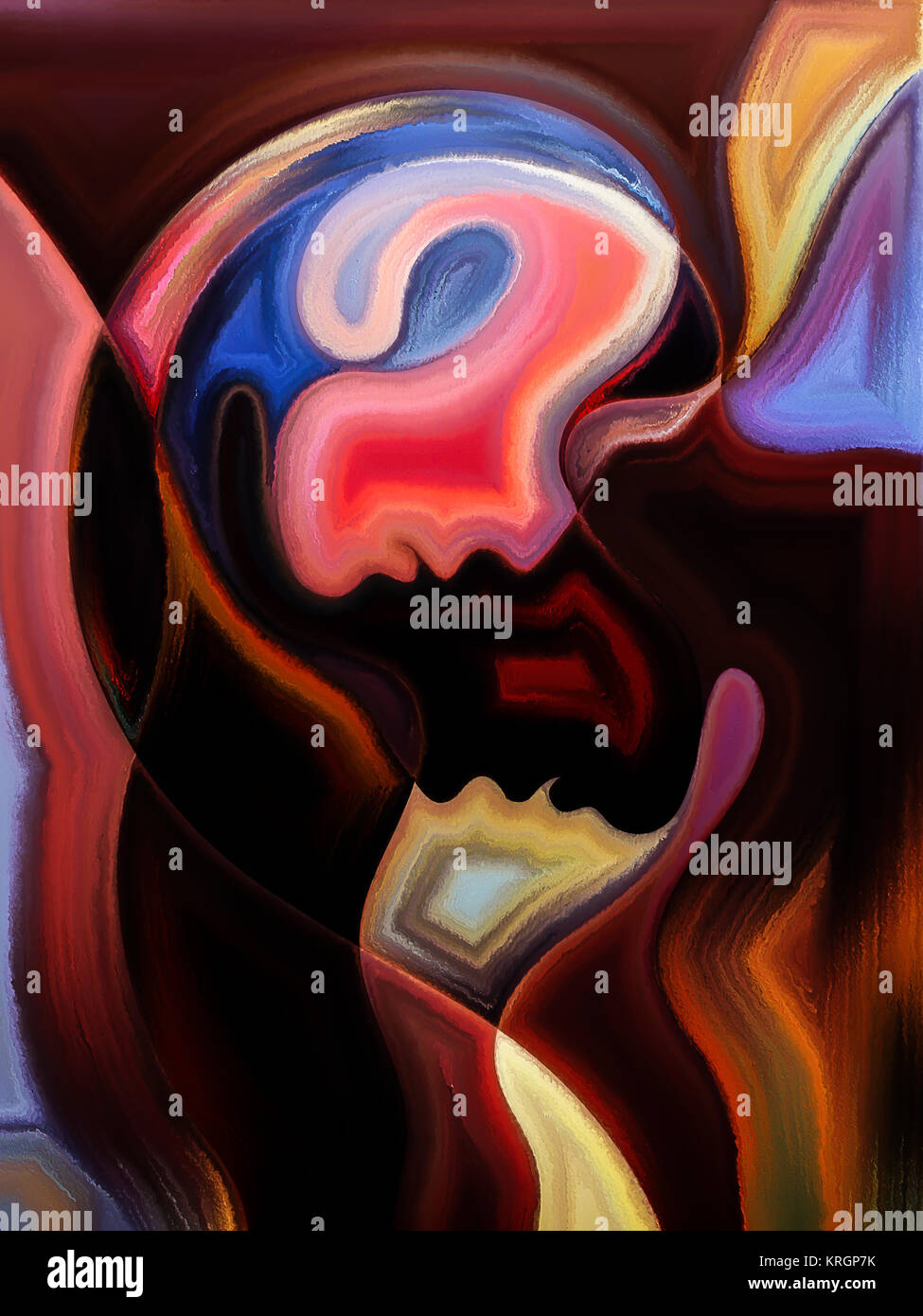 Abstract communication painting hi-res stock photography and images - Alamy