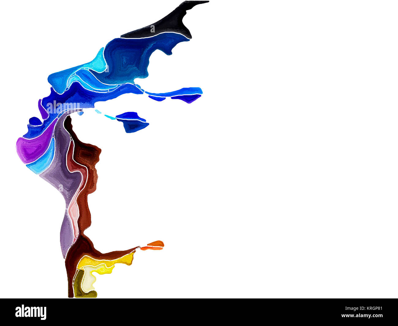 Paths of Self Fragmentation Stock Photo - Alamy