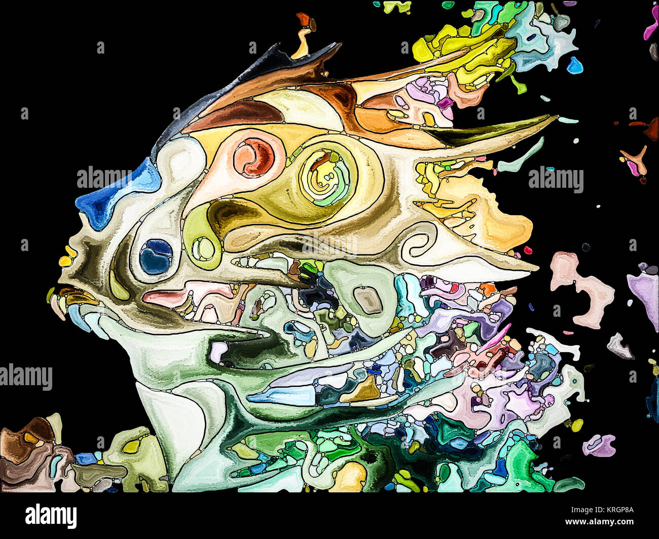 Elements of Self Fragmentation Stock Photo - Alamy