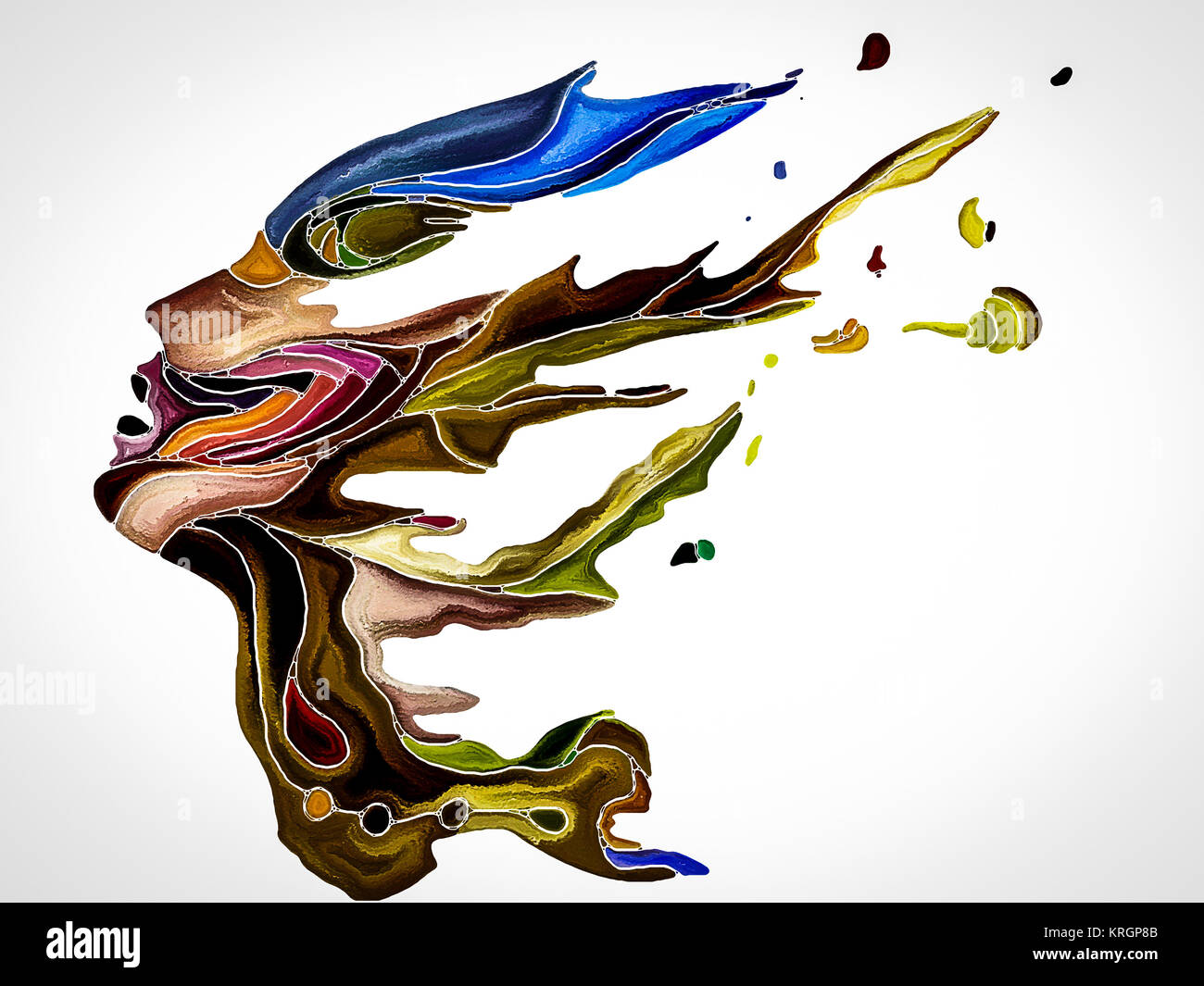 Elements of Self Fragmentation Stock Photo - Alamy