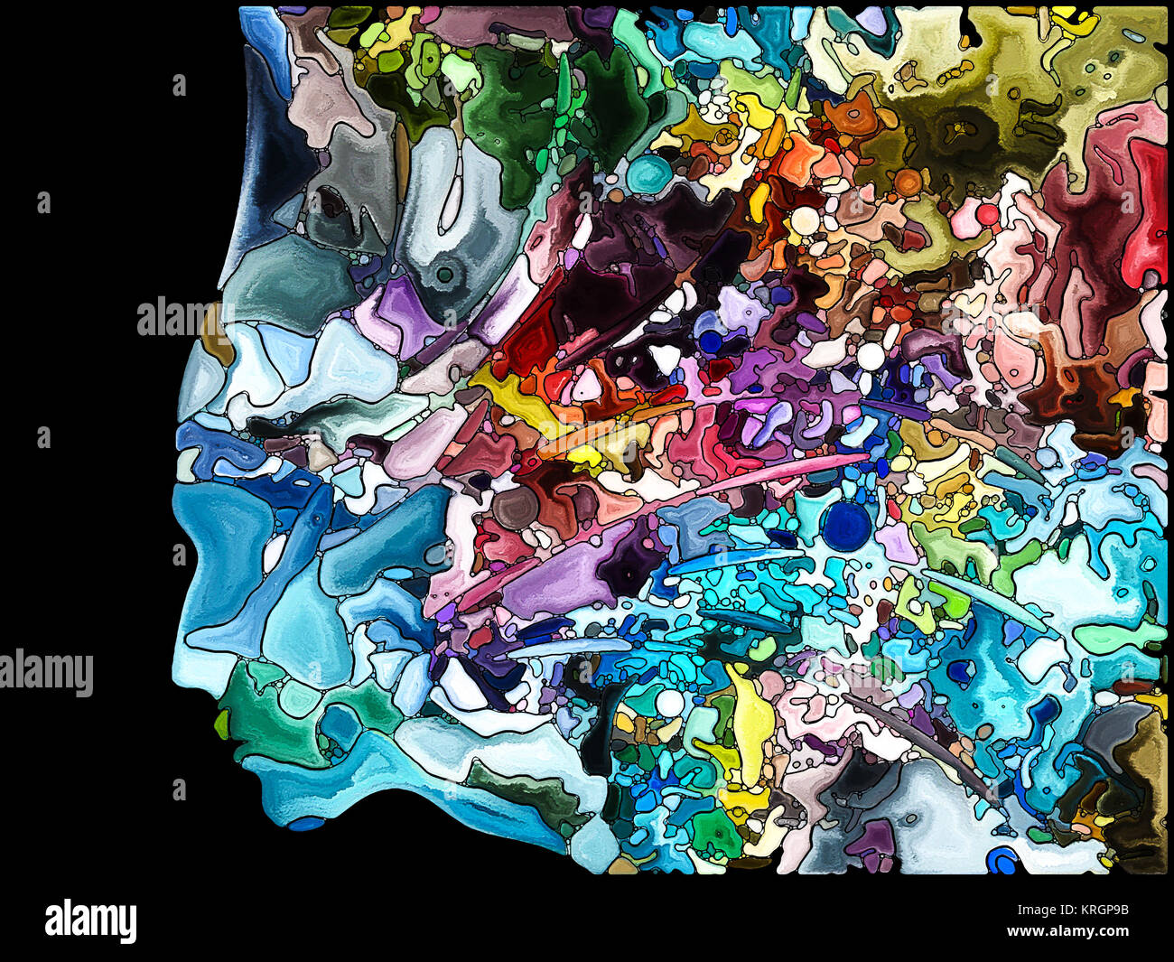 Conceptual Self Fragmentation Stock Photo - Alamy