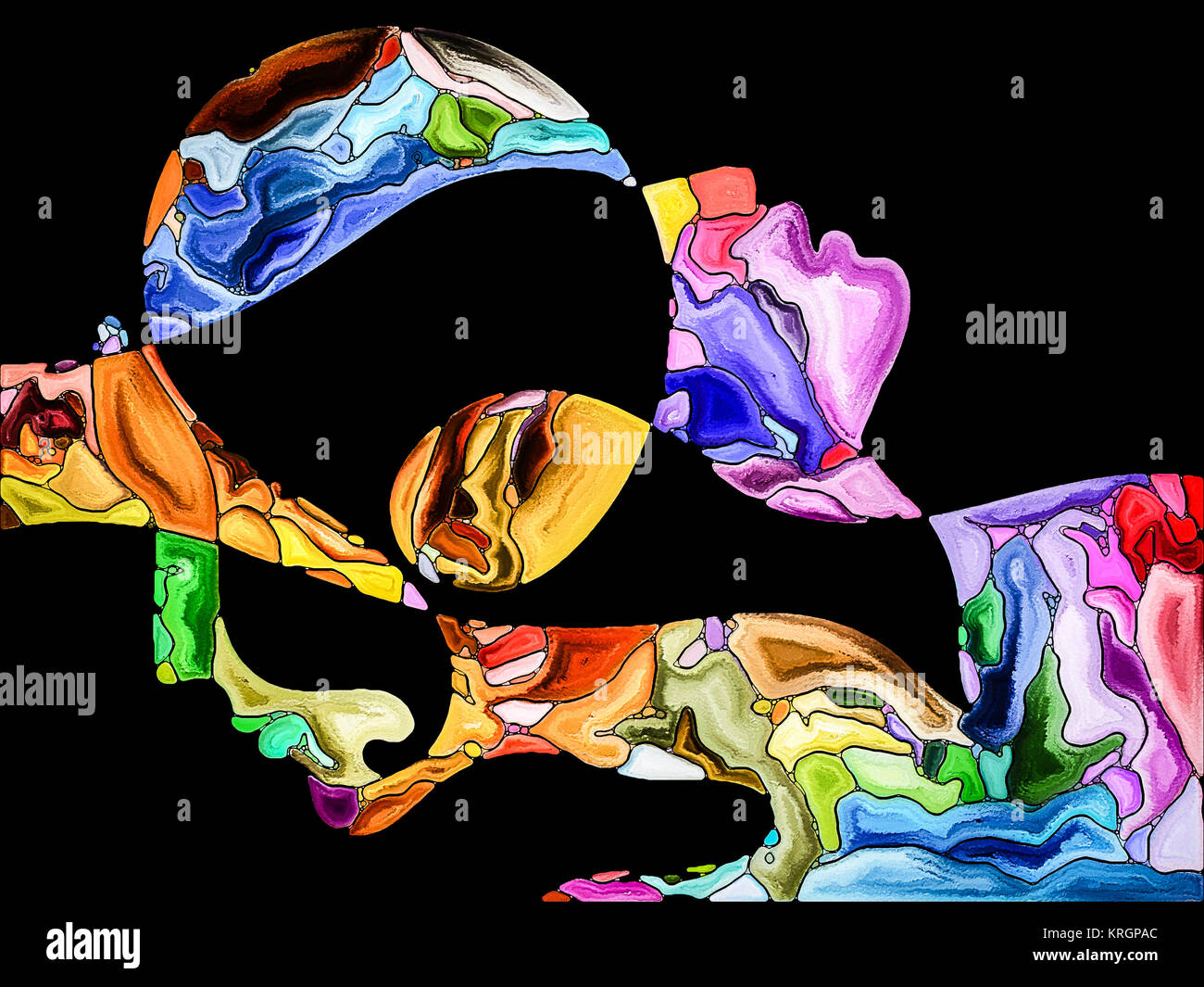 Energy of Self Fragmentation Stock Photo - Alamy