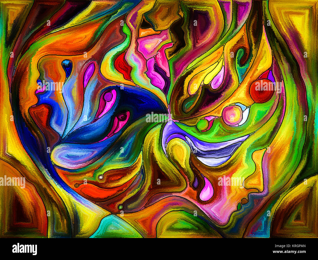 Vision of Self Fragmentation Stock Photo - Alamy