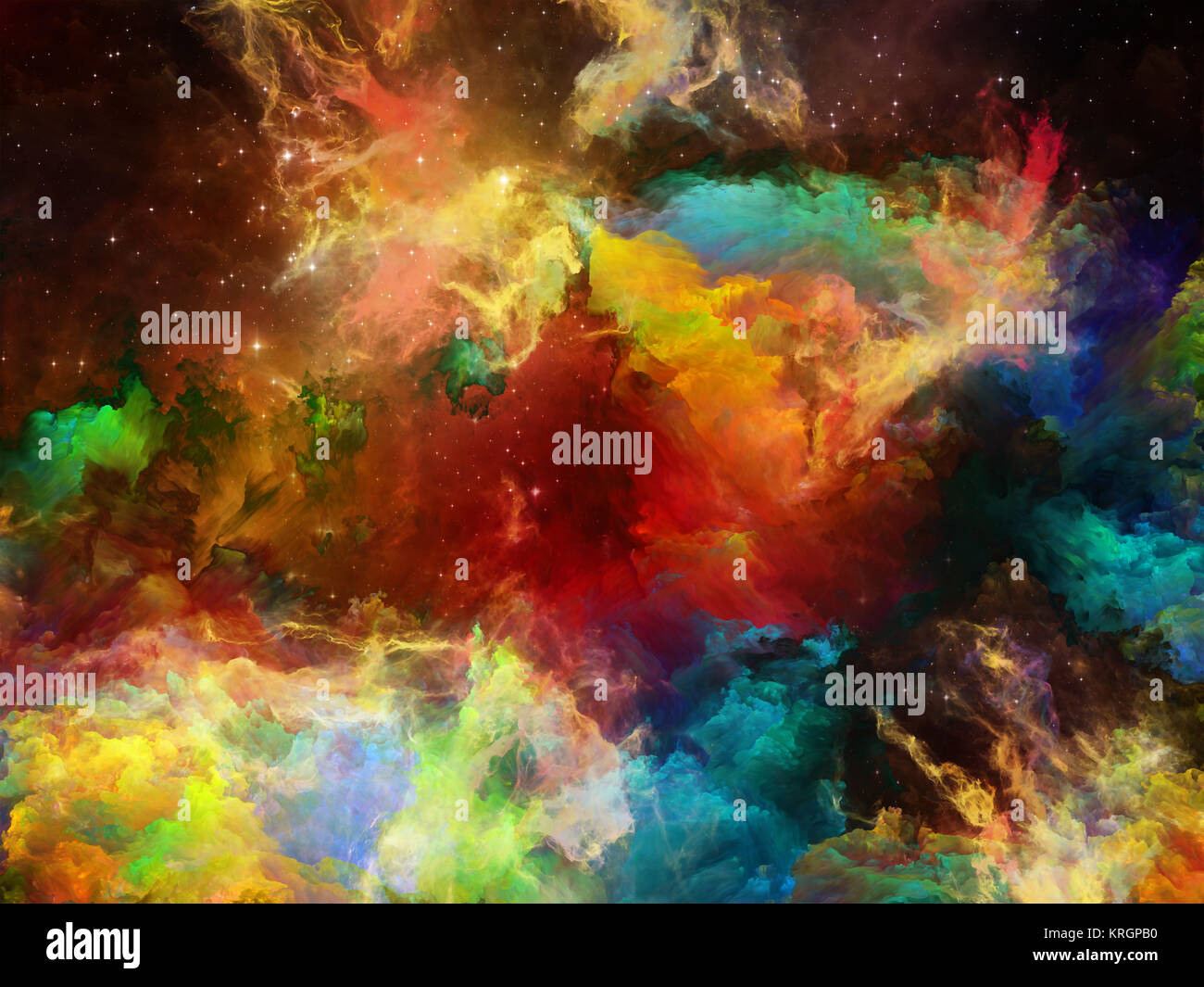 Illusion of Space Nebula Stock Photo - Alamy