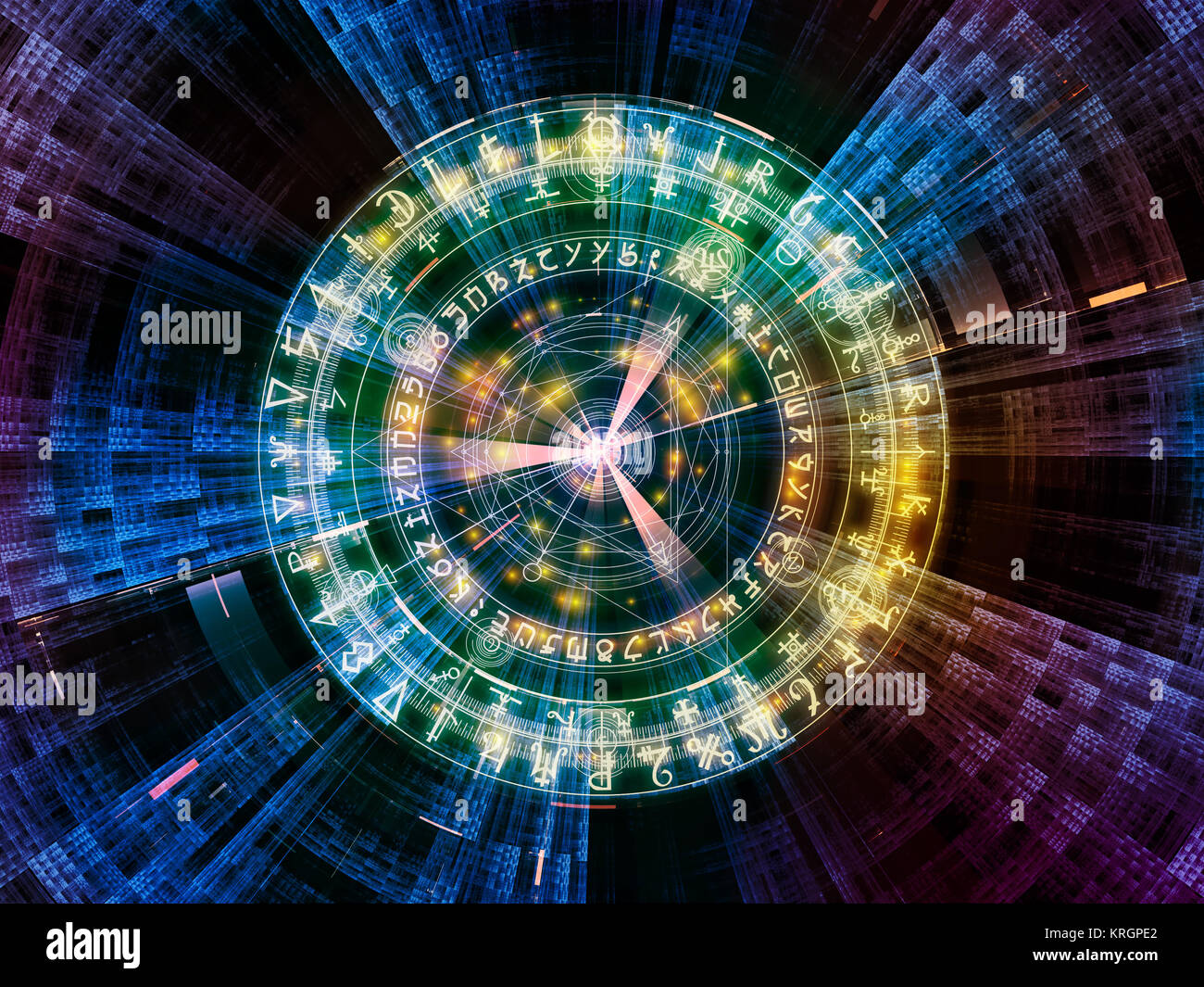 Source of Circular Destination Stock Photo - Alamy