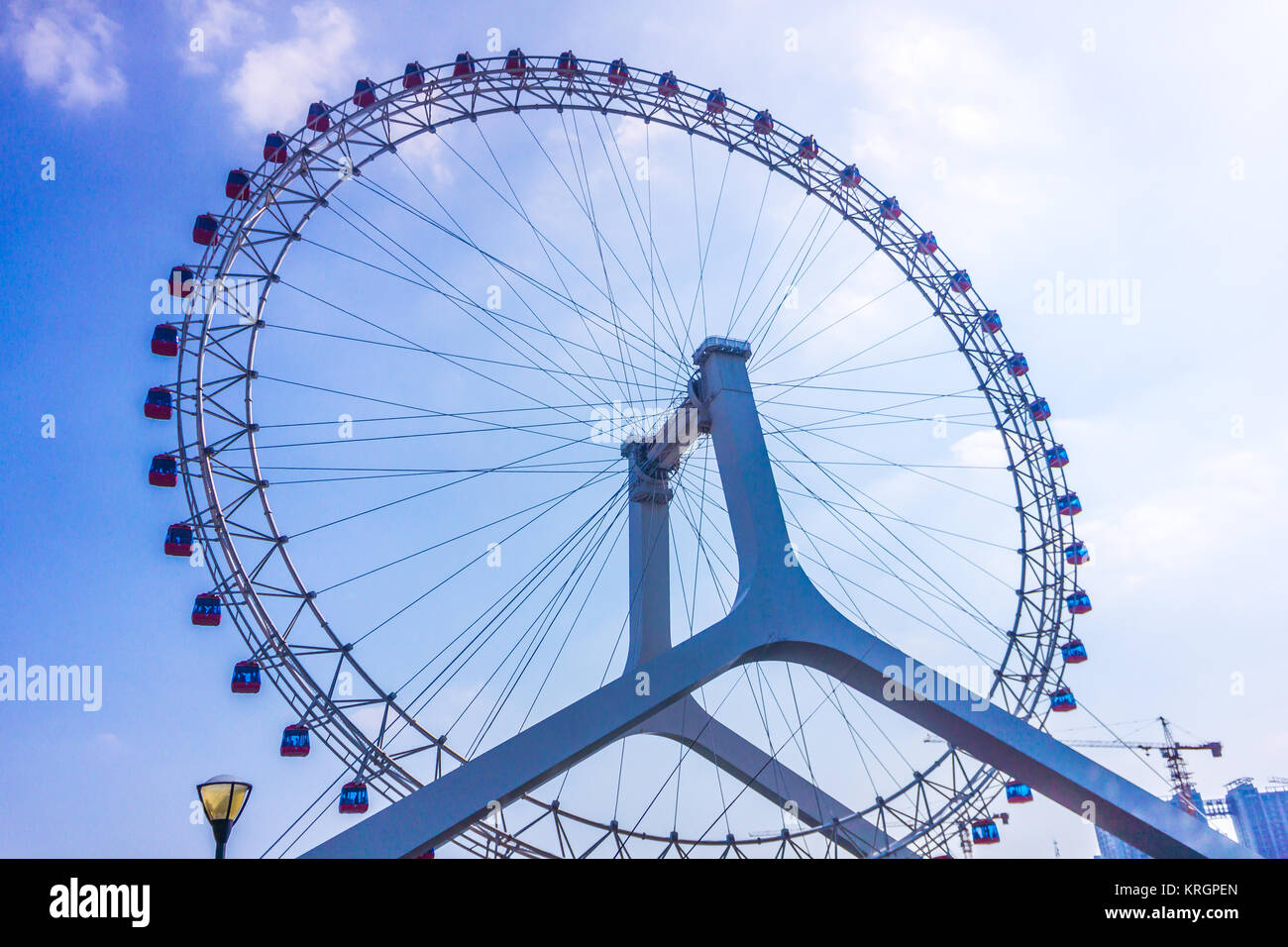 Modern Ferris wheel Stock Photo - Alamy