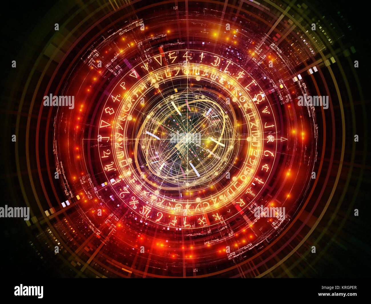 Realms of Circular Destination Stock Photo - Alamy