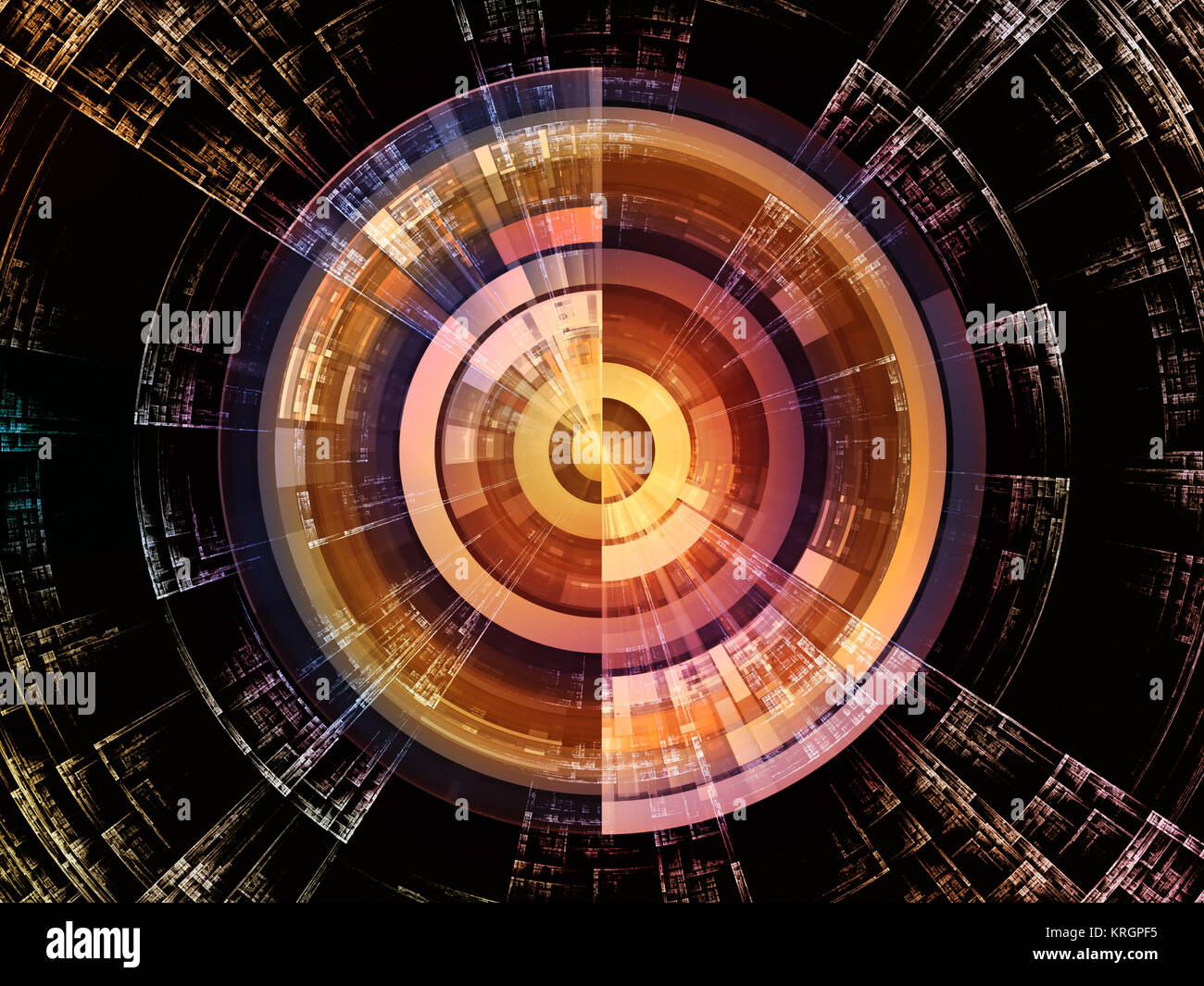 Elements of Circular Destination Stock Photo - Alamy