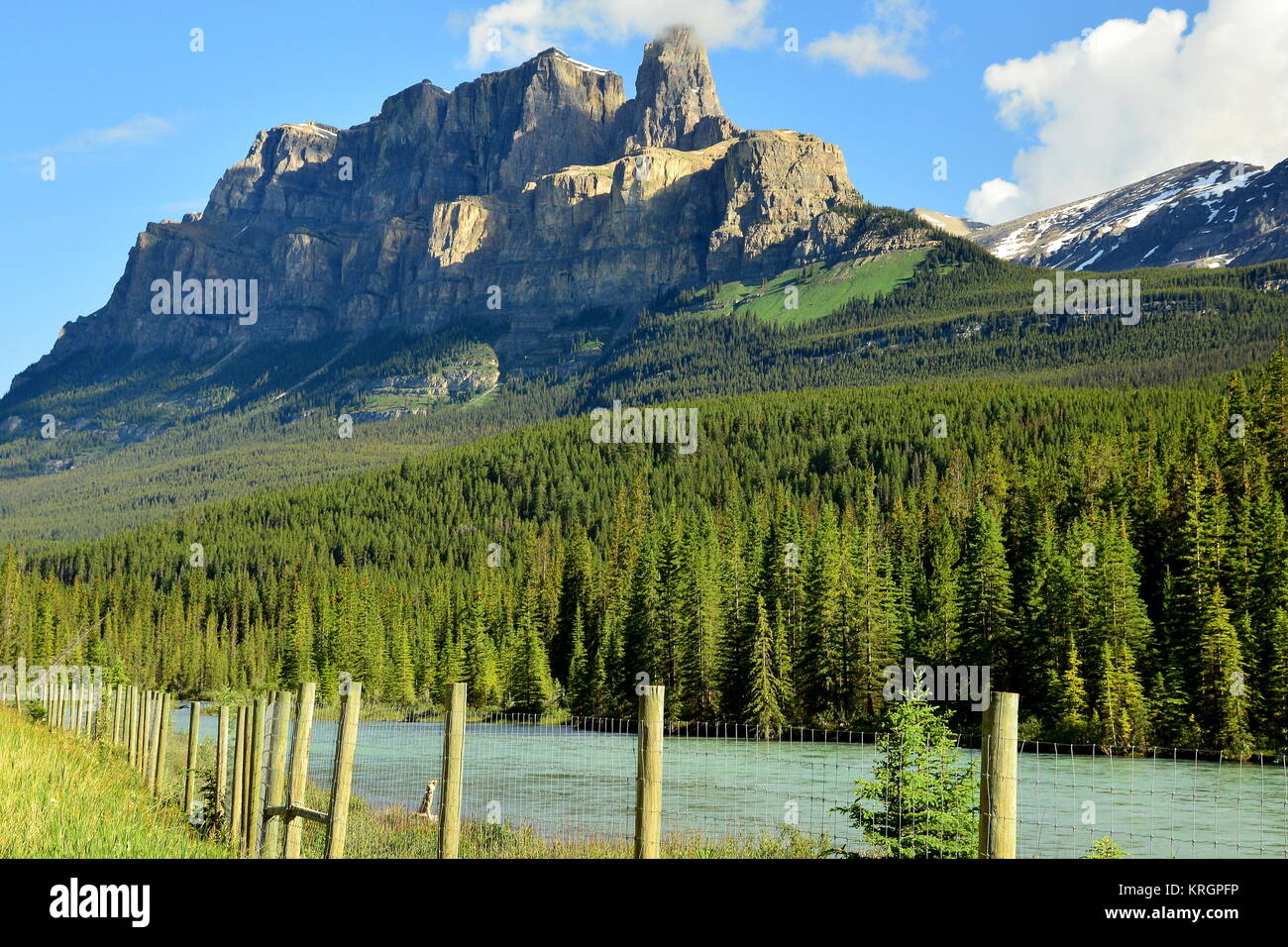 Cascade mountain in Banff National Park Stock Photo - Alamy