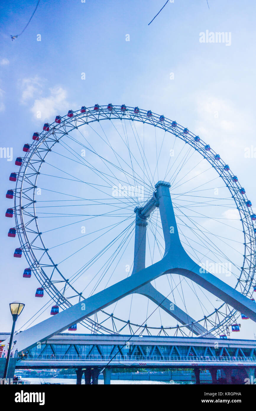 Modern Ferris wheel Stock Photo - Alamy