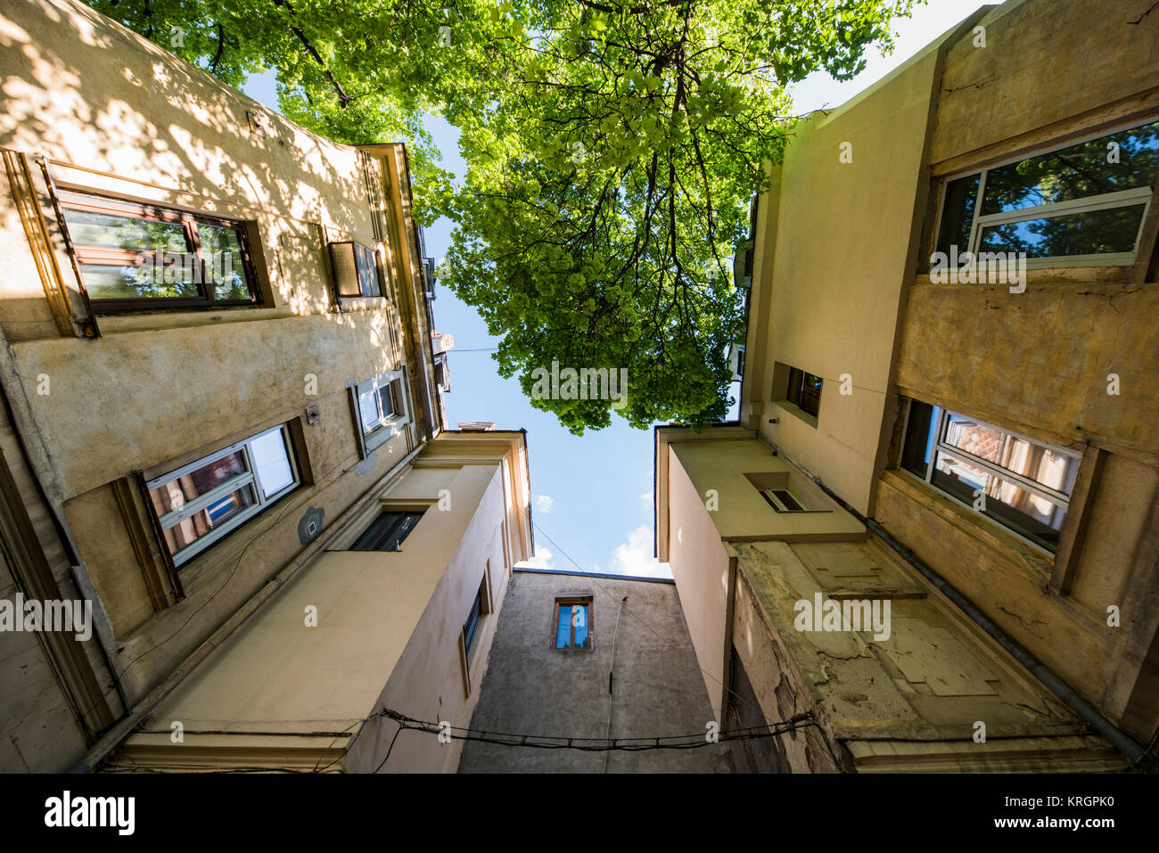 Old buildings in Bucharest Stock Photo - Alamy
