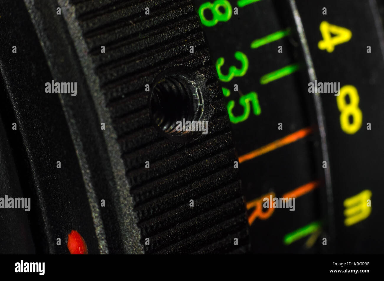 The lens bayonet close-up Stock Photo - Alamy