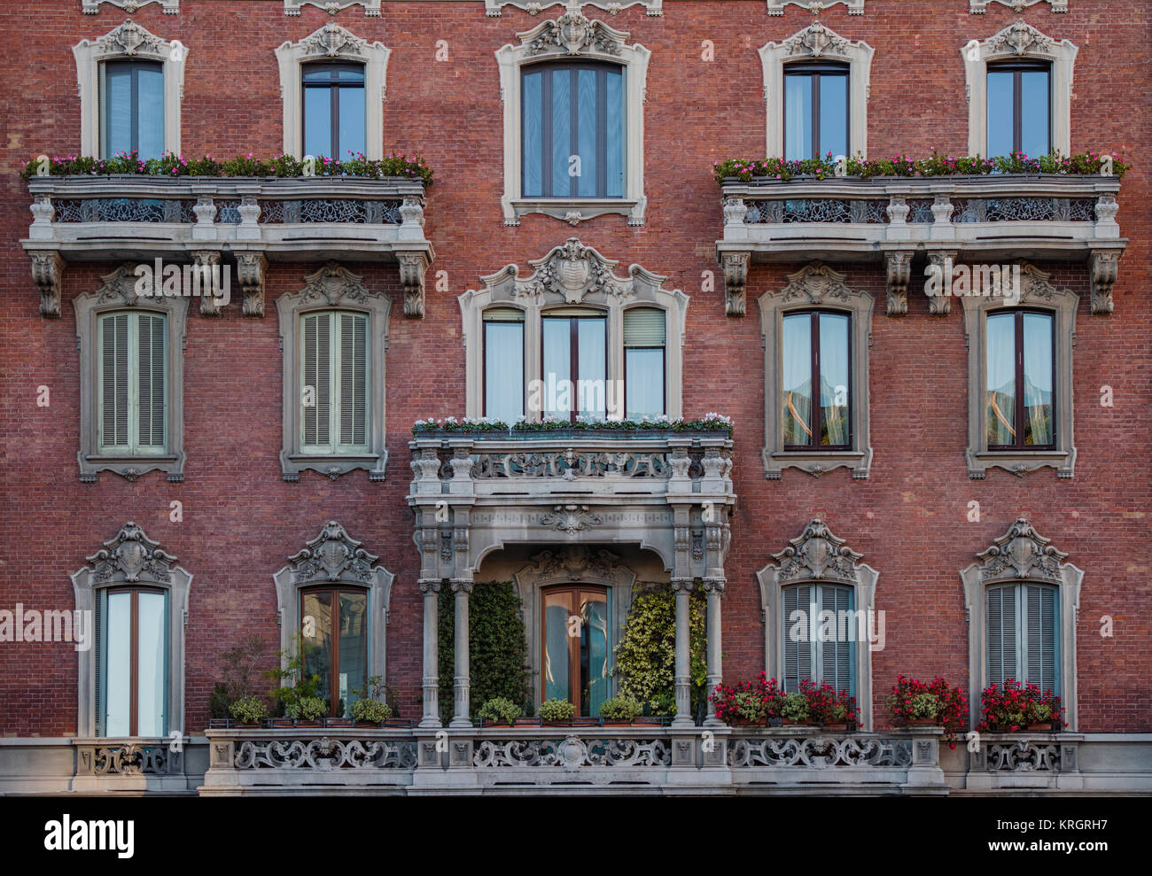 Italian liberty architecture hi-res stock photography and images - Alamy