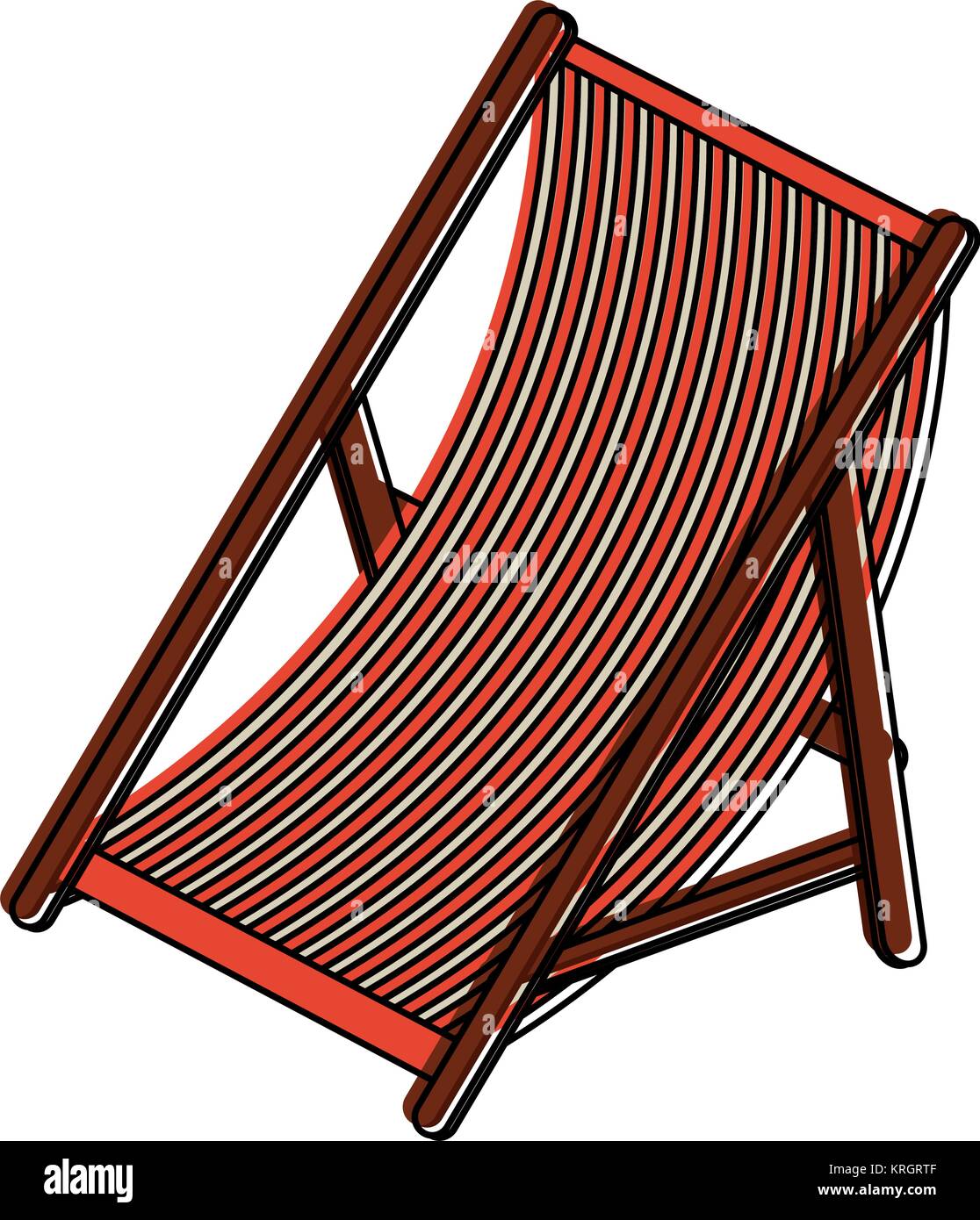 Sunchair Stock Vector Images - Alamy