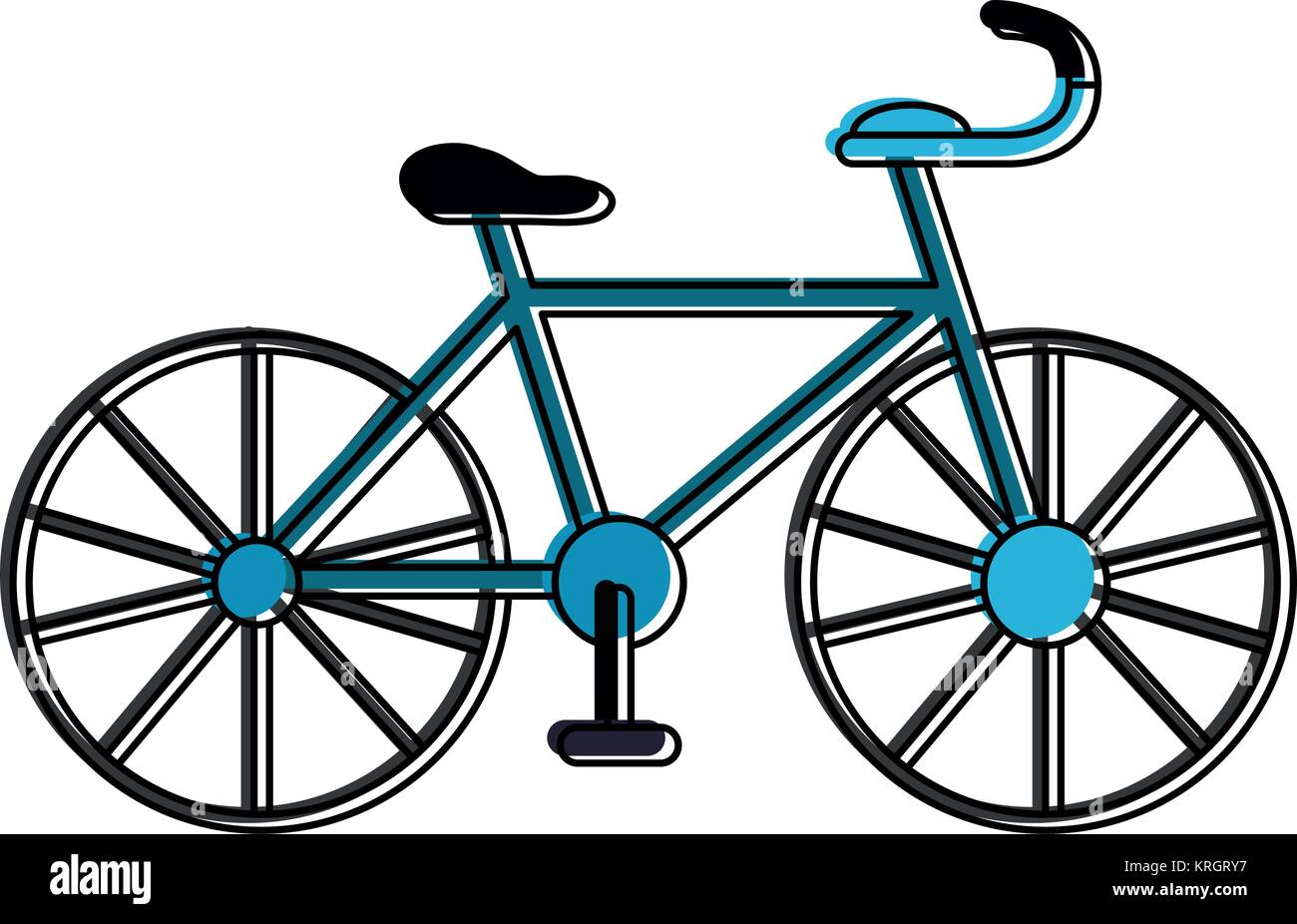 Sport vintage bike Stock Vector Image & Art - Alamy