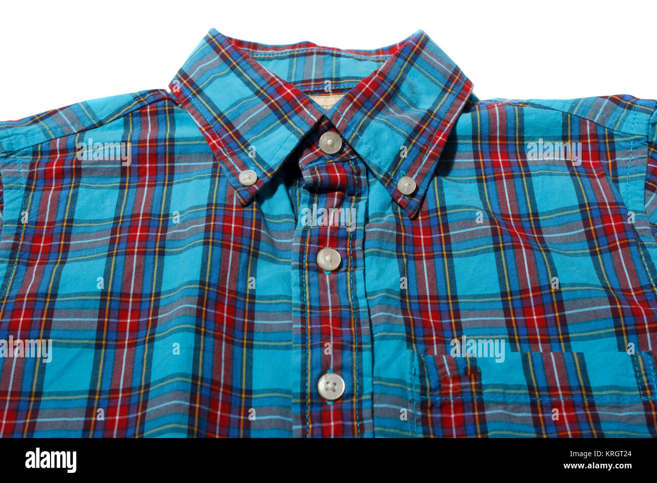 Red and blue check checkered shirt hi-res stock photography and images ...
