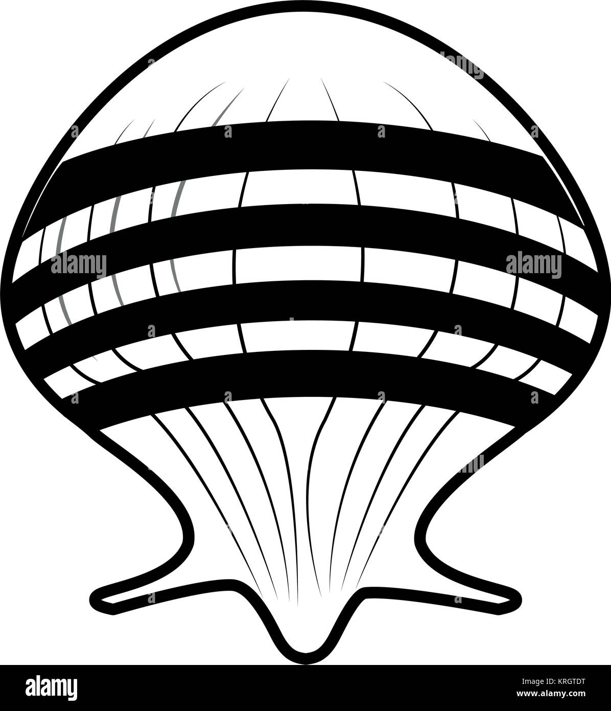 Seashell marine symbol Stock Vector Image & Art - Alamy